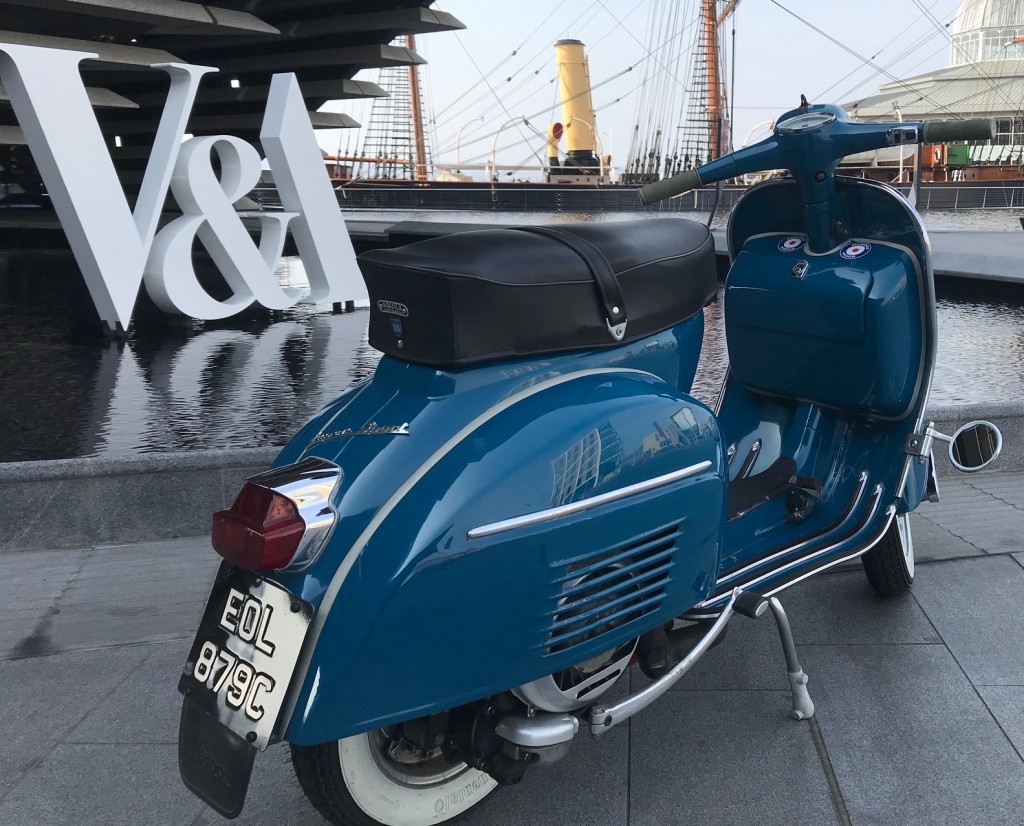 Garry Muir’s Mini Special 1100, 1965 Vespa Super Sport 180 and 1962 ...