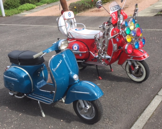 Garry Muir’s 1965 Vespa Super Sport 180 and 1962 Vespa Grand Sport ...