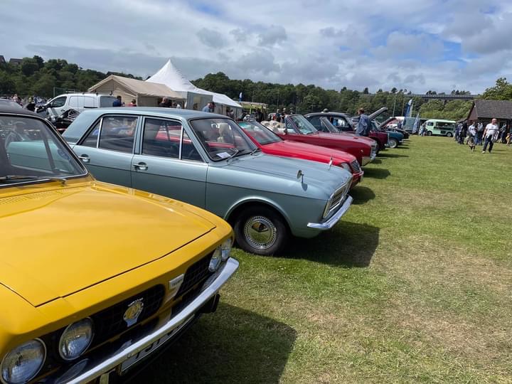 Club members enjoying a day out in the sunshine at the RW Thomson Rally ...